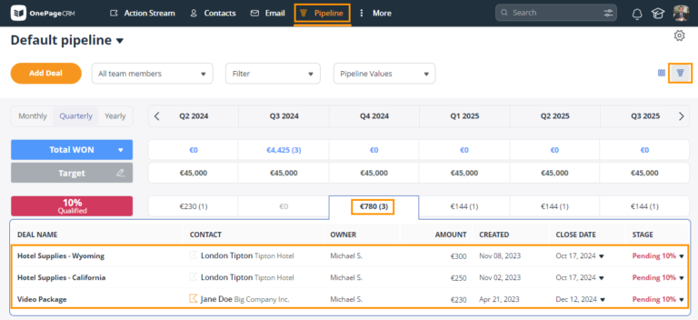 One Page CRM Review: Features, Pricing, Pros & Cons