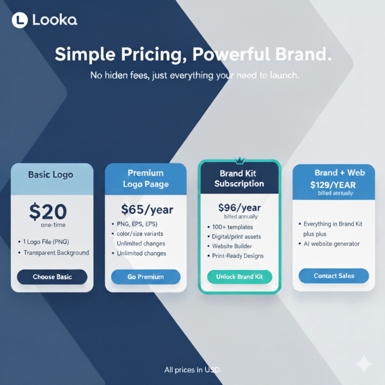 Looka Pricing 2026: Ultimate Guide to Plans, Rates, and Real Value ...